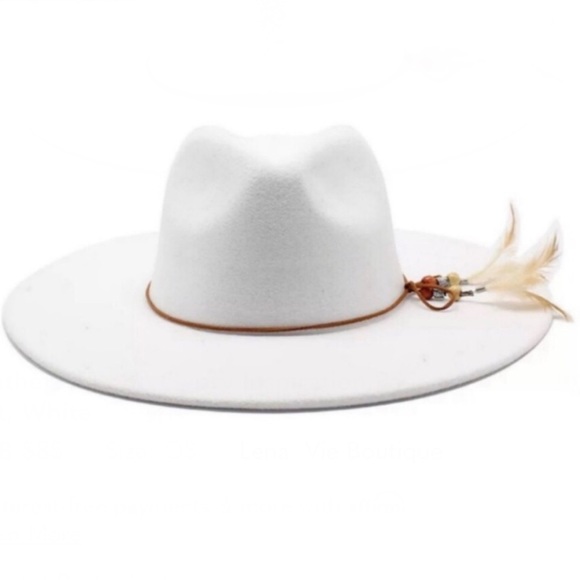 Accessories | New Feathered Boho Gypsy Western Hat | Poshmark